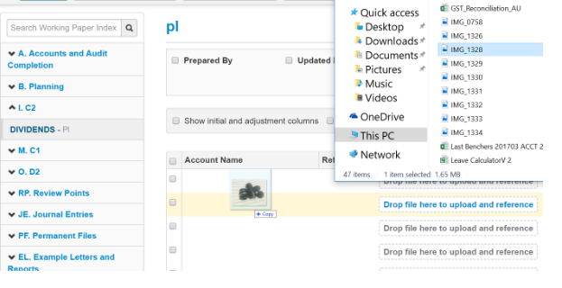Adding supporting documentation to Lead Schedule Summaries and Lead ...