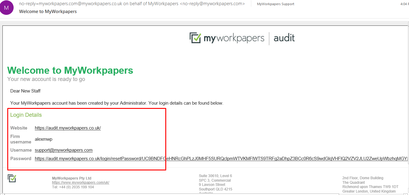Logging into the Client Portal – MyWorkpapers